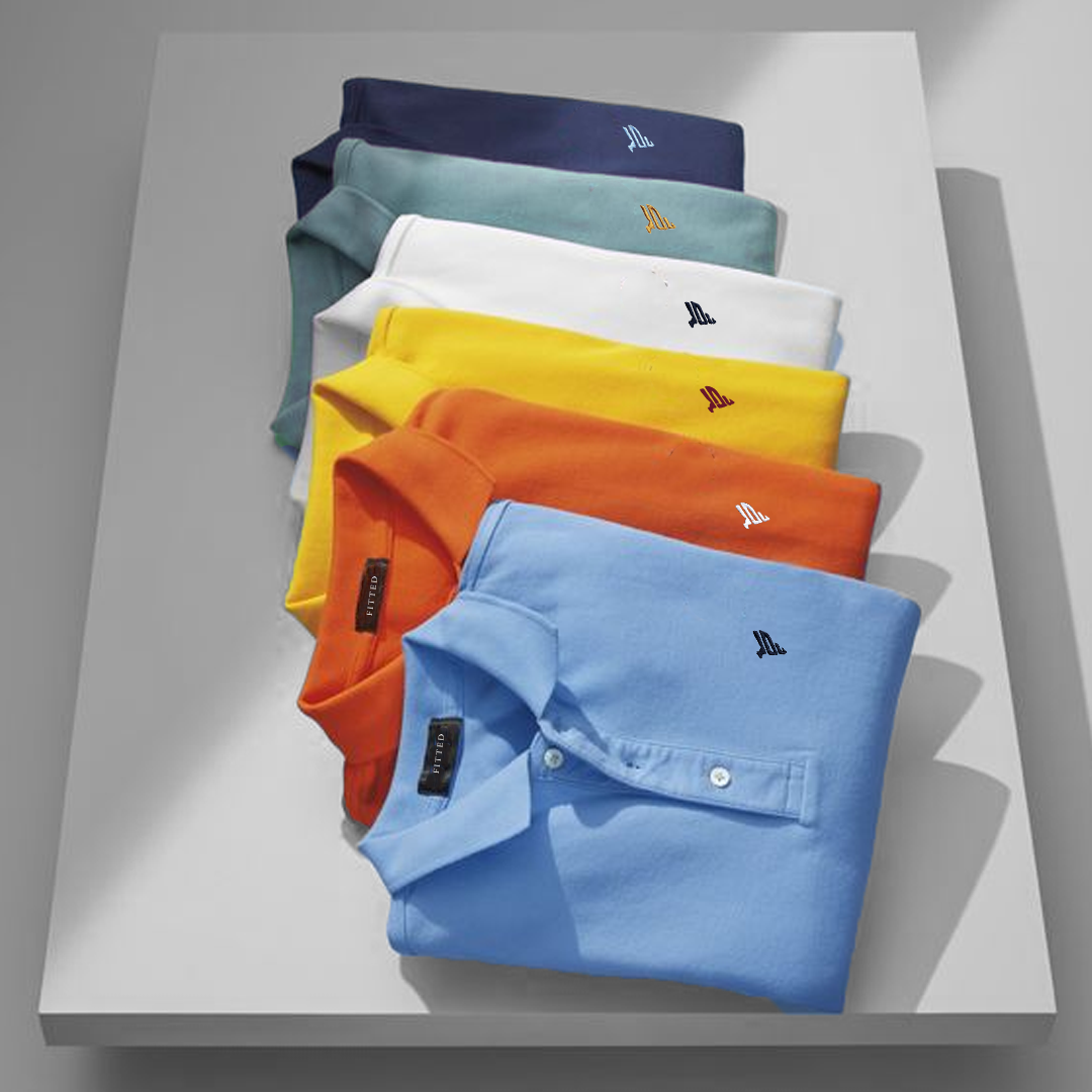 Basic Polo Shirts Collection from FITTED for Men | Best Basic Polo ...
